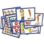 Flash Cards For Teaching The Arabic Number From 1 To 20 For Children ...