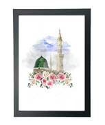 مواصفات و سعر Generic The Prophetic Mosque Wall Art with Frame Black ...