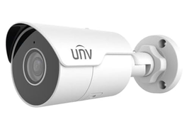 Uniview 8MP EasyStar IR Fixed Mini Bullet Network Camera, White Black ...