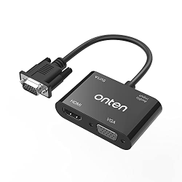 مواصفات و سعر محول VGA إلى HDMI VGA من ONTEN، مقسم VGA 1 VGA في HDMI VGA 2 مخرج، محول VGA إلى ...