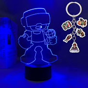 مواصفات و سعر GUJ FNF 3D Night Light USB Powered LED RGB Friday Night ...