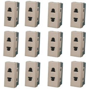 Generic Sanshe Series 2-Pin Modular Electrical Sockets - Universal Wall ...