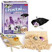 EDUMAN Crystal Gemstone Dig Kit, Excavation Kit for Kids, Mining ...