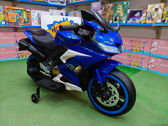 موتوسيكل ركوب للأطفال -كهرباى لون ازرق - تصميم مميز - مناسب حتى 8 سنوات ...