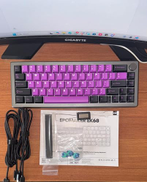 EPOMAKER EK68 65 Mechanical Keyboard, Gasket-Mounted, Hot-Swappable ...