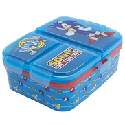 Stor Sonic The Hedgehog XL Multi Compartment Rectangular Lunch Food Box ...