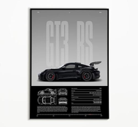 Generic 911 GT3RS Car Sticker Digital Download Hypercar Sticker ...