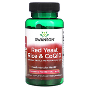 Swanson, Red Yeast Rice & CoQ10 with Milk Thistle and Alpha Lipoic Acid ...